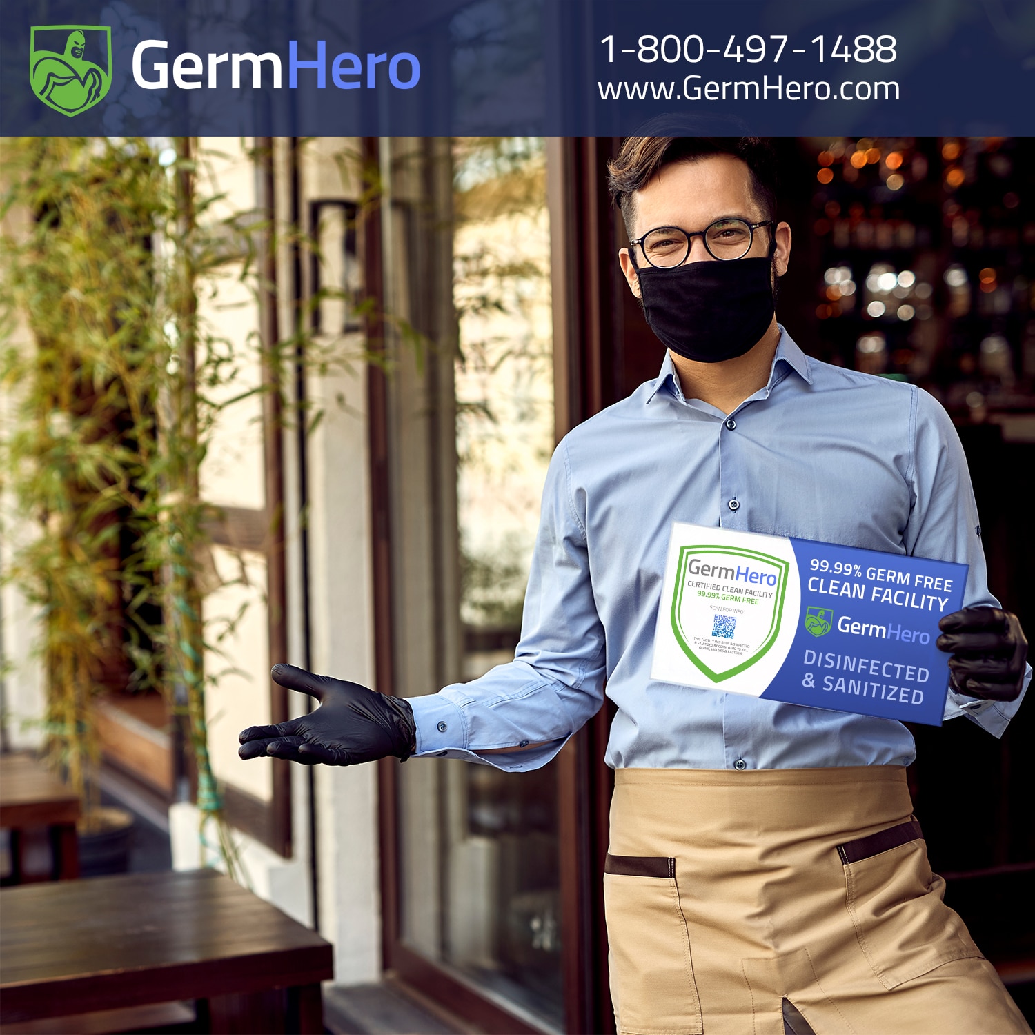 Germ Hero Verified - Generate more business and trust with customers