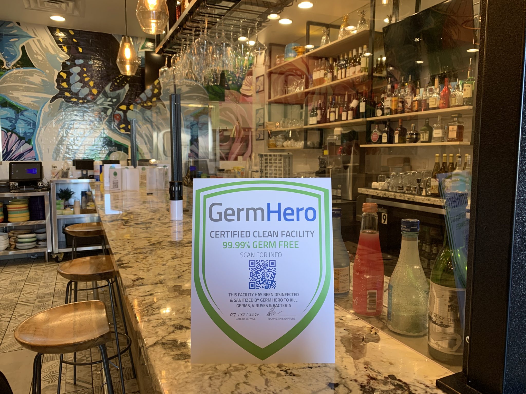 Weera Thai - Las Vegas is Germ Hero Certified Germ-Free Facility