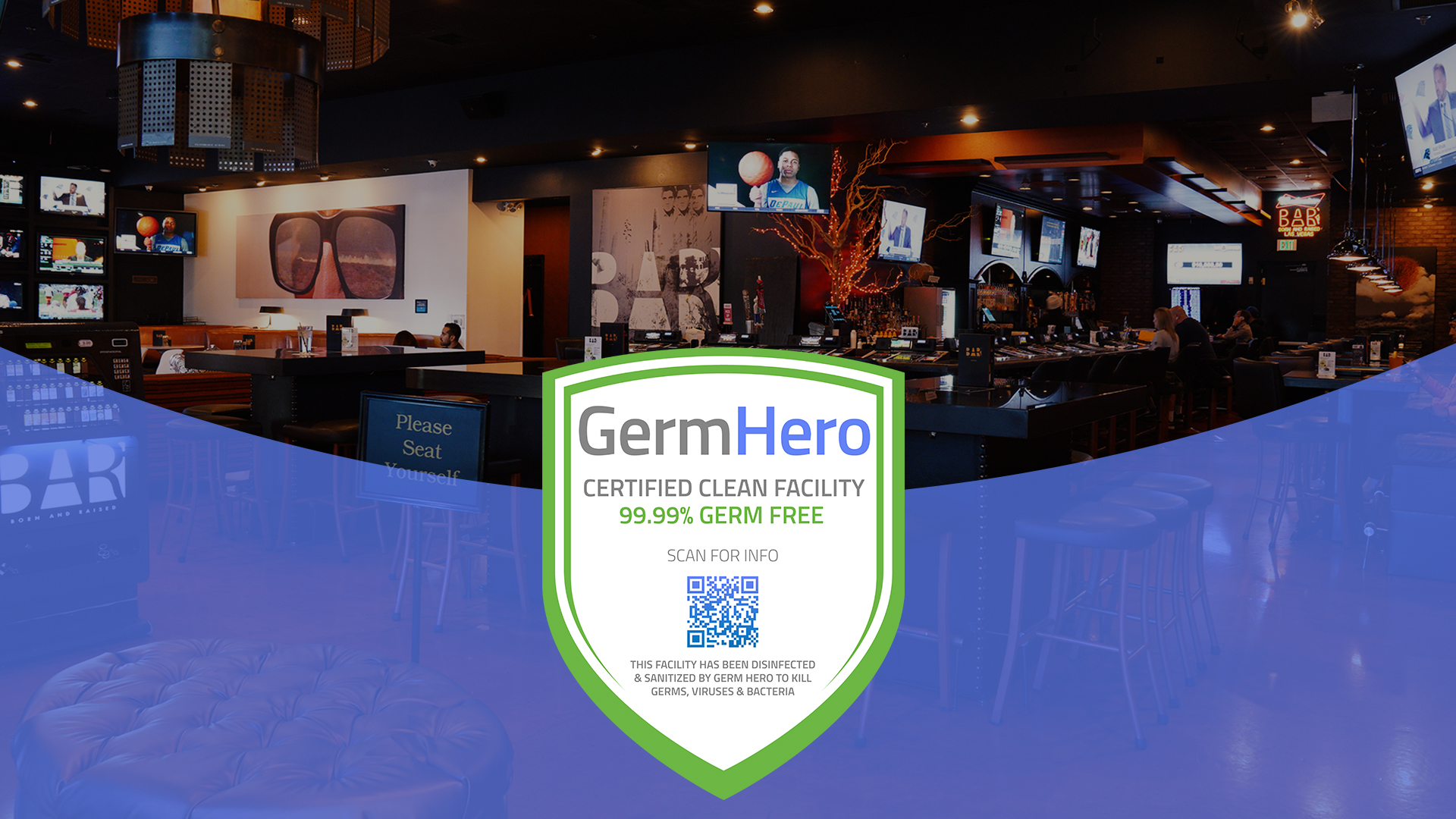 Germ Hero Disinfection Service for Bars - Germ Hero